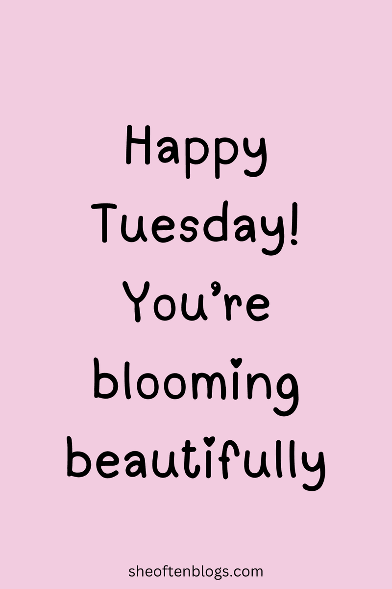 100 Tuesday Blessings and Quotes for a Calm and Positive Start - She ...