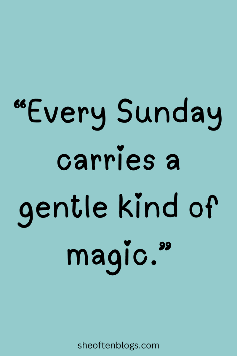 100 Sunday Blessings to Fill Your Heart with Peace, Faith, and ...