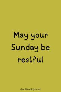 100 Sunday Blessings to Fill Your Heart with Peace, Faith, and ...