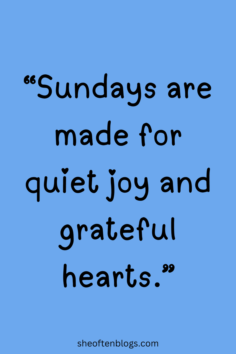 100 Sunday Blessings to Fill Your Heart with Peace, Faith, and ...