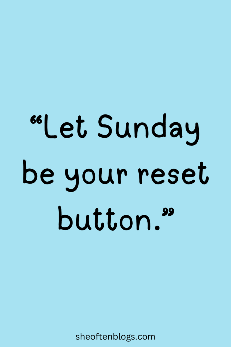 100 Sunday Blessings to Fill Your Heart with Peace, Faith, and ...