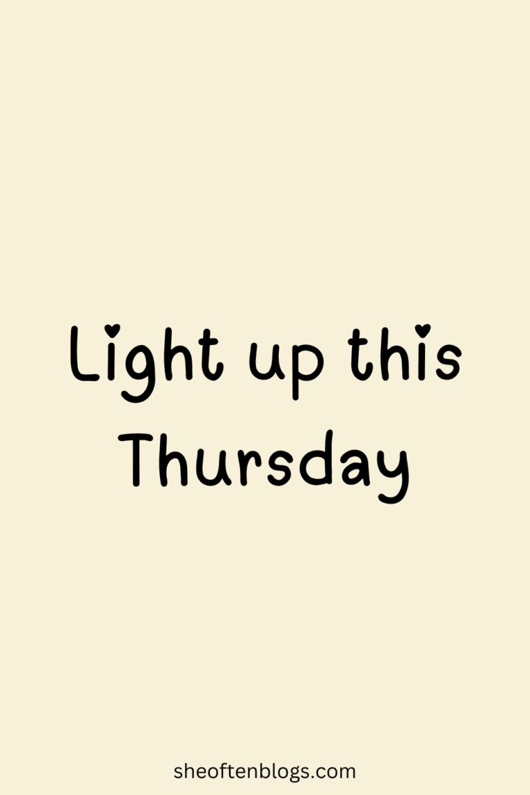 90 Thursday Blessings to Fill Your Day with Light and Positivity - She ...