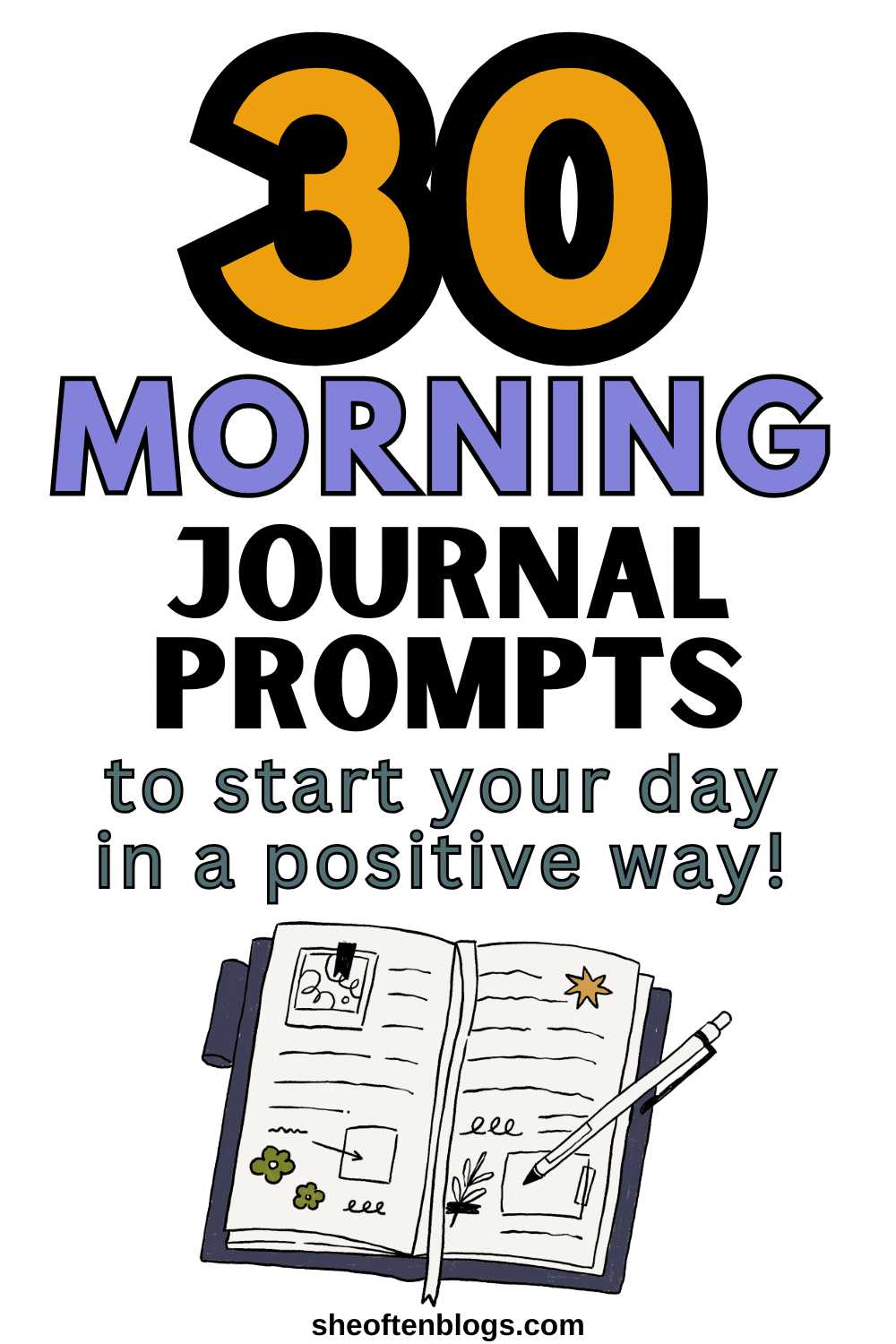 Morning Journal Prompts: Start Your Day with Clarity & Positivity - She ...