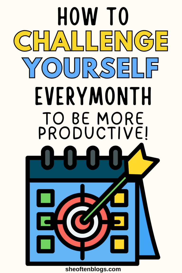 Monthly Challenge Ideas to Boost Productivity and Self-Improvement ...