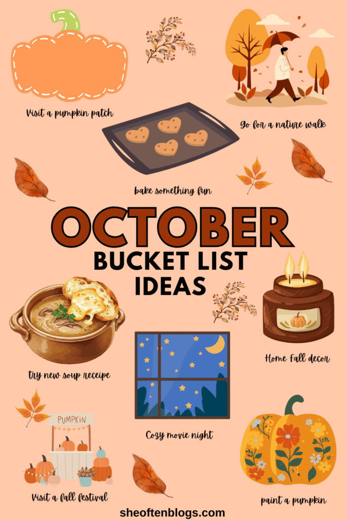Creative and Cozy Things to Do in October - She Often Blogs