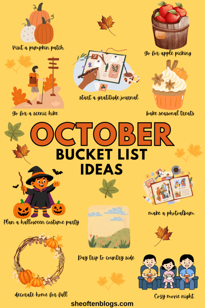 Creative and Cozy Things to Do in October - She Often Blogs